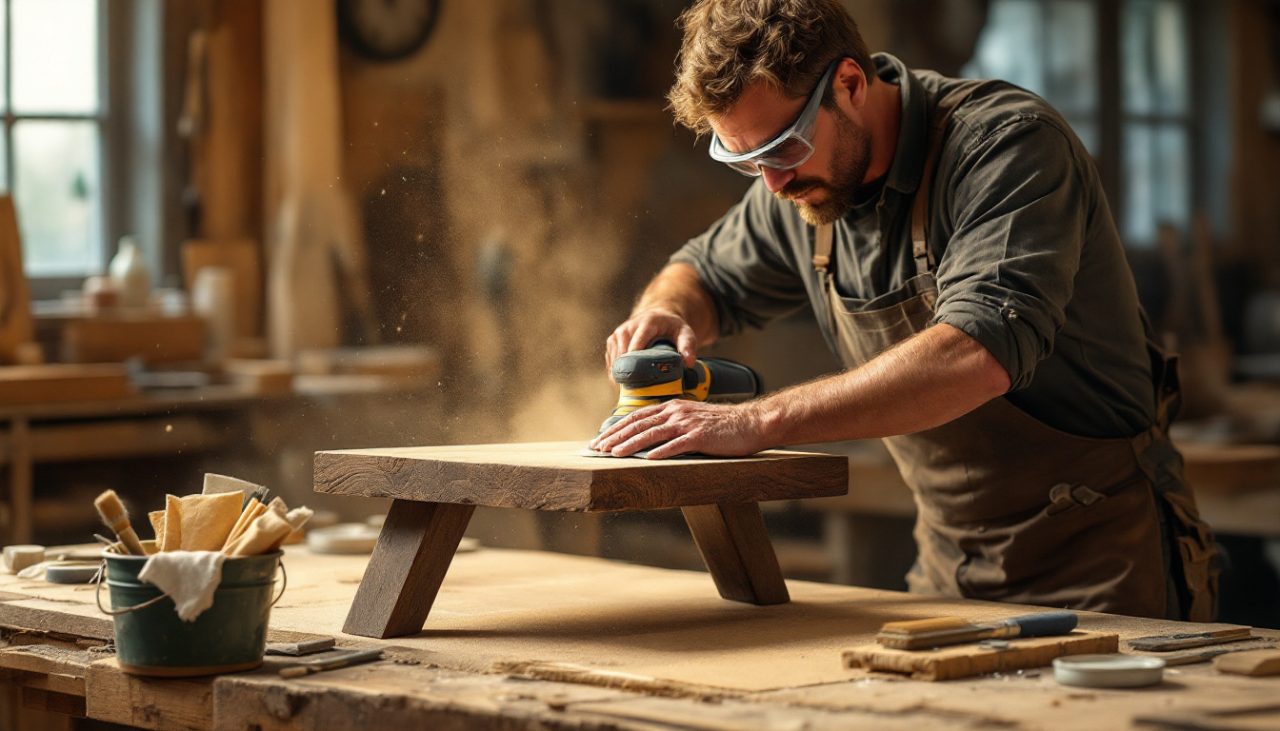 Comment poncer efficacement une table en bois - Que Cherchez-Vous